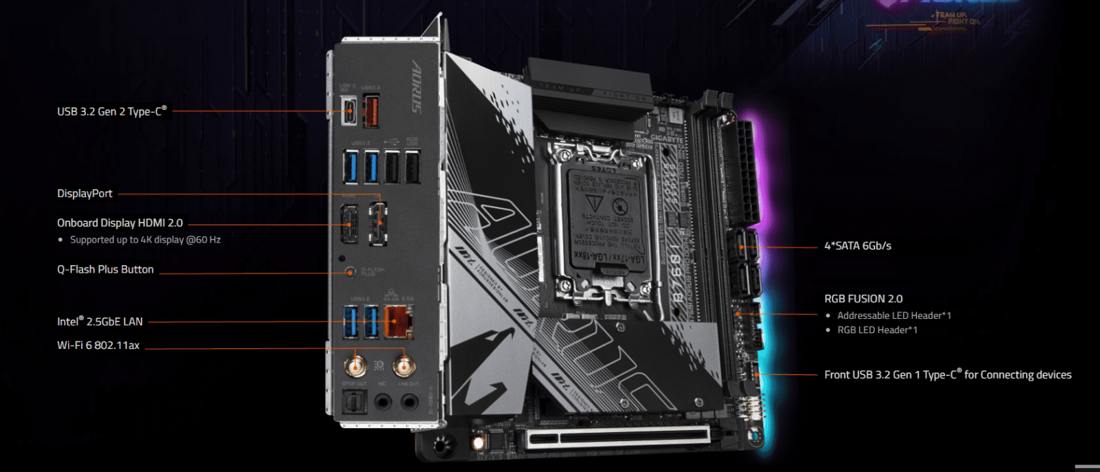 Mainboard Gigabyte B760I Aorus PRO DDR4 | GEARSHOP